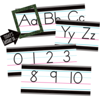 Modern Farmhouse Alphabet Line Bulletin Board - TCR8338 | Teacher ...
