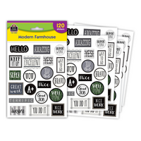 Modern Farmhouse Stickers - TCR8521 | Teacher Created Resources