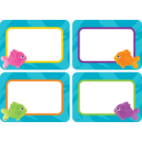 Colorful Fish Name Tags/Labels - Multi-Pack - TCR8558 | Teacher Created ...