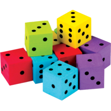 Colorful Large Dice 12-Pack - TCR20809 | Teacher Created Resources