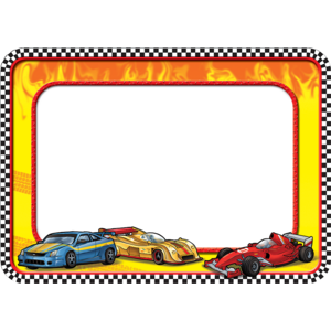 Race Cars Name Tags - TCR5310 | Teacher Created Resources