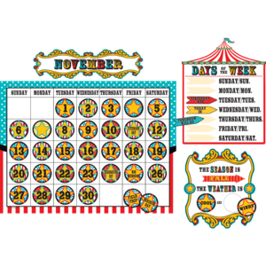 Carnival Calendar Bulletin Board Display Set - TCR5720 | Teacher ...