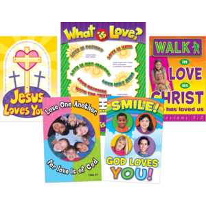 God is Love Bulletin Board Display Set - TCR7037 | Teacher Created ...