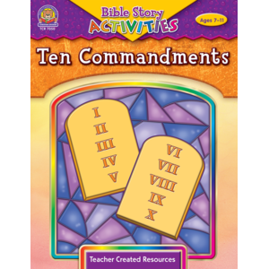 Bible Stories & Activities: Ten Commandments - TCR7050 | Teacher ...