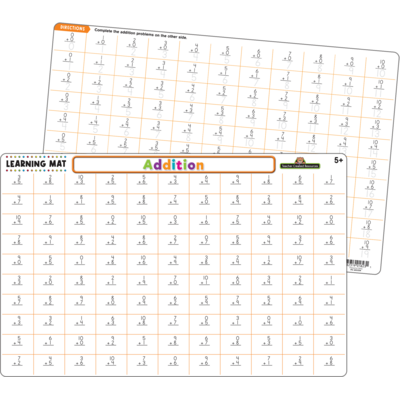 Addition Learning Mat - TCR21016 | Teacher Created Resources