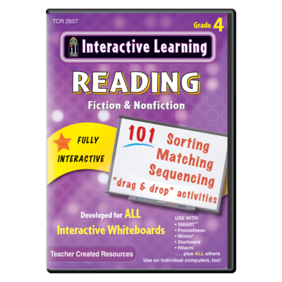 Interactive Learning: Reading Fiction & Nonfiction Grade 4 - TCR2657 ...