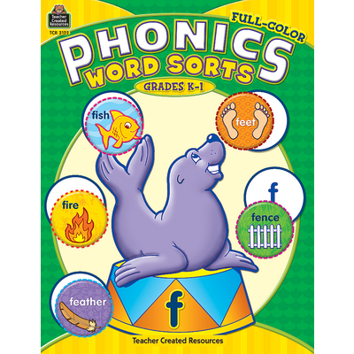 Full-Color Phonics Word Sorts - TCR3122 | Teacher Created Resources