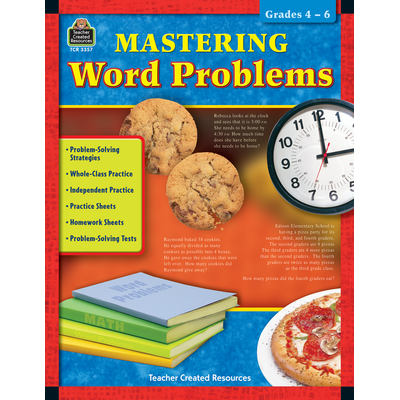 Mastering Word Problems Grades 4-6 - TCR3357 | Teacher Created Resources