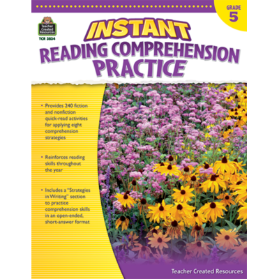 Instant Reading Comprehension Practice Grade 5 - TCR3834 | Teacher ...