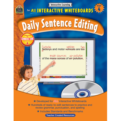Interactive Learning: Daily Sentence Editing Grade 4 - TCR3886 ...