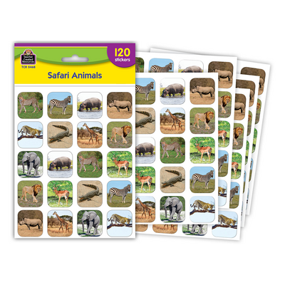 Safari Animals Stickers - TCR5468 | Teacher Created Resources