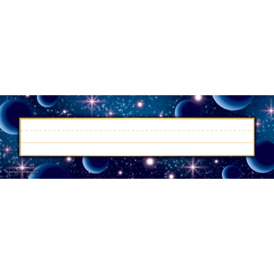Stellar Space Flat Name Plates - TCR5855 | Teacher Created Resources