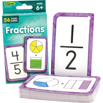 Fractions Flash Cards - TCR62053 | Teacher Created Resources