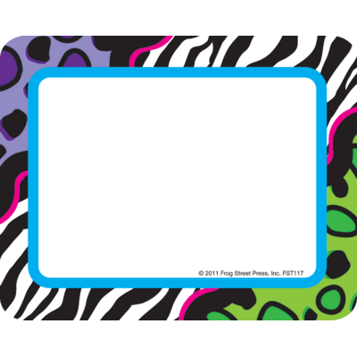 Colorful Leopard Name Tags/Labels - TCR70117 | Teacher Created Resources