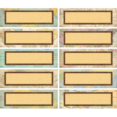 Travel the Map Labels Magnetic Accents - TCR77487 | Teacher Created ...