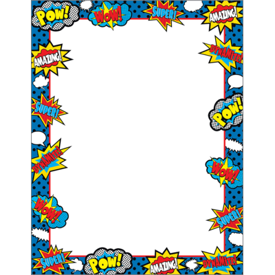 Superhero (Page 2) « Themes « Decorative | Teacher Created Resources