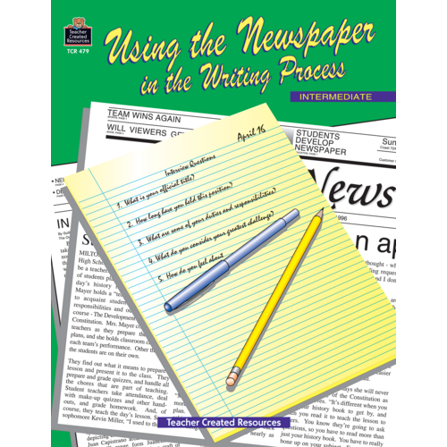 Using the Newspaper in the Writing Process - TCR0479 | Teacher Created ...