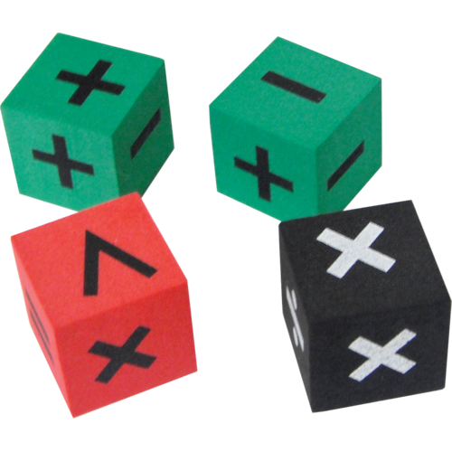 Foam Operations Dice - TCR20605 | Teacher Created Resources