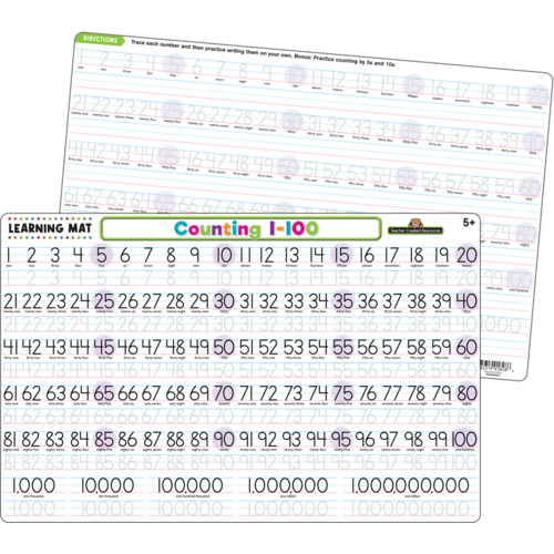 Counting 1-100 Learning Mat - TCR21021 | Teacher Created Resources