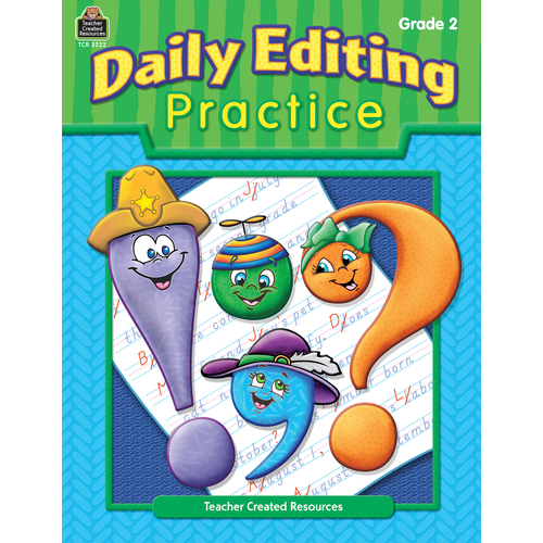 Daily Editing Practice, Grade 2 - TCR3222 | Teacher Created Resources