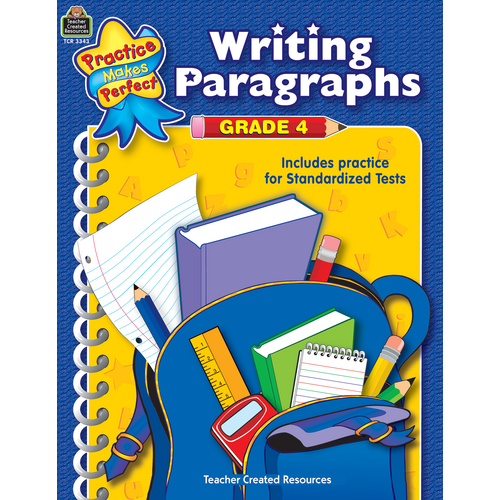 Writing Paragraphs Grade 4 - TCR3343 | Teacher Created Resources