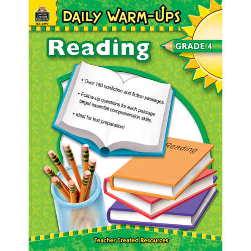Daily Warm-Ups: Reading, Grade 4 - TCR3490 | Teacher Created Resources
