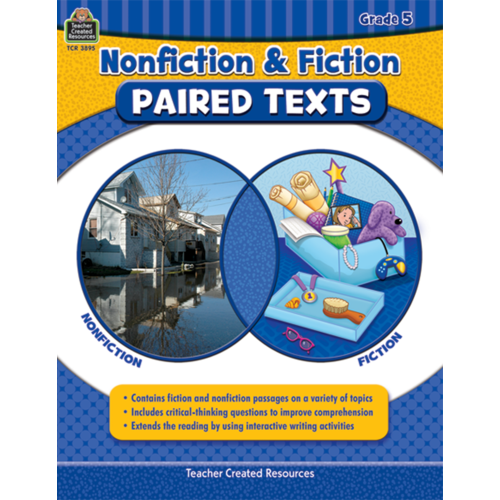 Nonfiction and Fiction Paired Texts Grade 5 - TCR3895 | Teacher Created ...