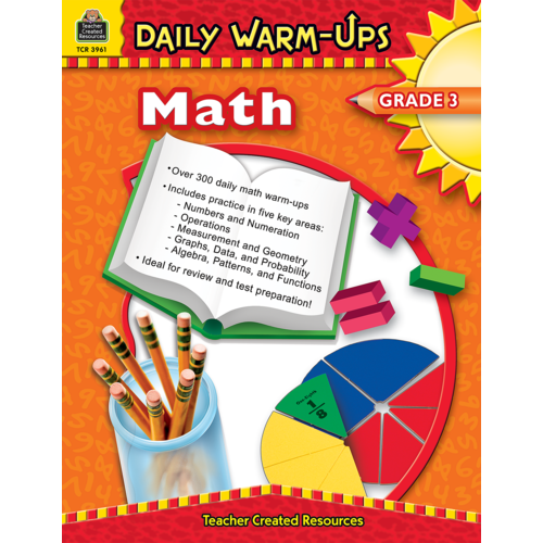 Daily Warm-Ups: Math, Grade 3 - TCR3961 | Teacher Created Resources