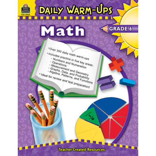 Daily Warm-Ups: Math, Grade 6 - TCR3964 | Teacher Created Resources