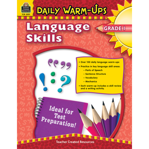 Daily Warm-Ups: Language Skills Grade 1 - TCR3991 | Teacher Created ...