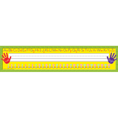 Right/Left Alphabet Super Jumbo Name Plates - TCR4303 | Teacher Created ...