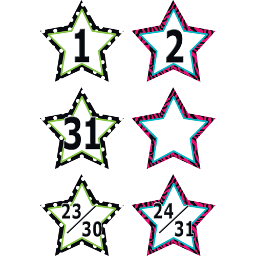 Fancy Stars Calendar Days - TCR5217 | Teacher Created Resources