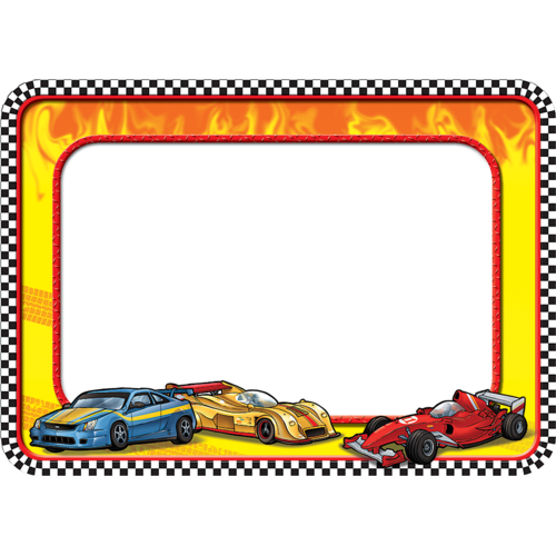 Race Cars Name Tags - TCR5310 | Teacher Created Resources