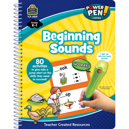 Power Pen Learning Book: Beginning Sounds - TCR6859 | Teacher Created ...