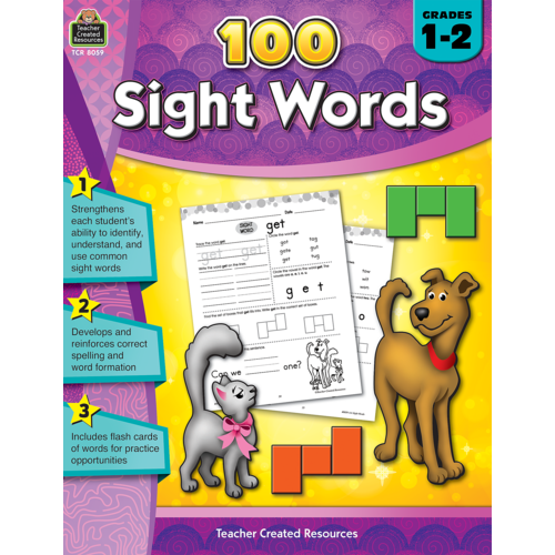 100 Sight Words Grades 1-2 - TCR8059 | Teacher Created Resources