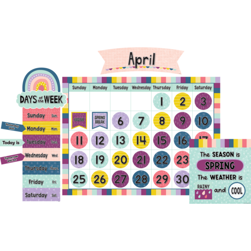 Oh Happy Day Calendar Bulletin Board - TCR9021 | Teacher Created Resources