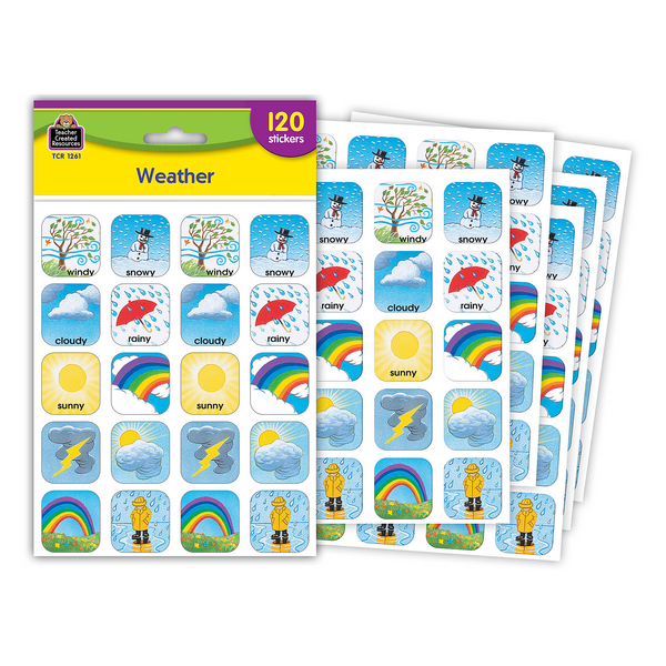 Weather Stickers - TCR1261 | Teacher Created Resources