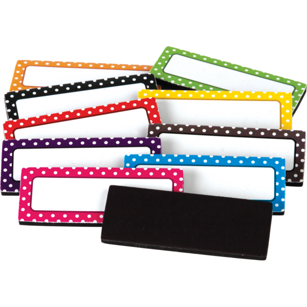 Polka Dots Magnetic Labels - TCR20650 | Teacher Created Resources