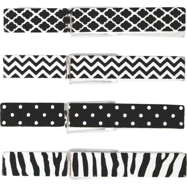 Black & White Clothespins - TCR20672 | Teacher Created Resources