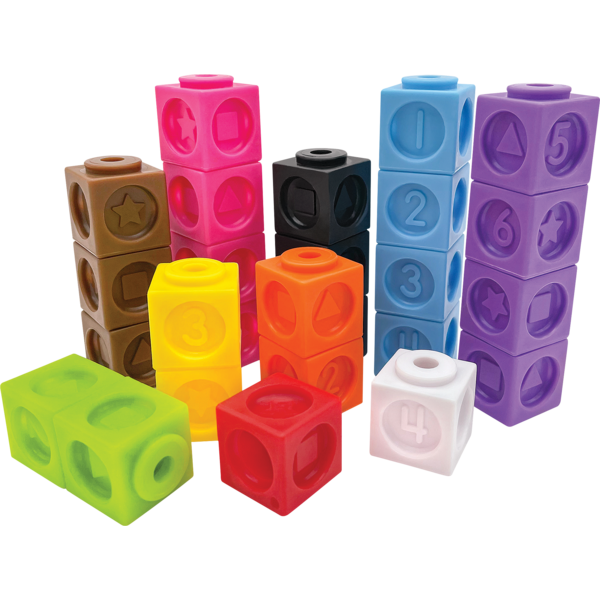 Numbers and Shapes Connecting Cubes - TCR20708 | Teacher Created Resources Numbers and Shapes Connecting Cubes - TCR20708 | Teacher Created Resources