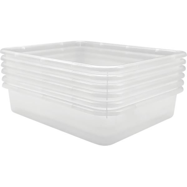 Clear Large Plastic Letter Tray 6 Pack - TCR2088670 | Teacher Created ...