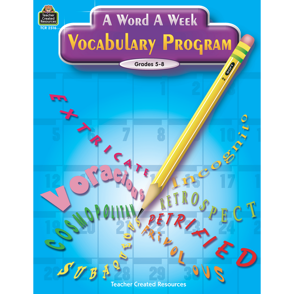 A Word A Week Vocabulary Program - TCR2516 | Teacher Created Resources