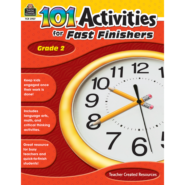 101 Activities For Fast Finishers Grade 2 - TCR2937 | Teacher Created ...