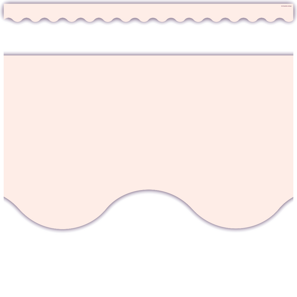 Blush Scalloped Border Trim - TCR3065 | Teacher Created Resources