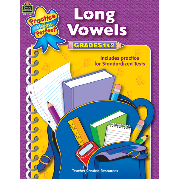 Long Vowels Grades 1-2 - TCR3336 | Teacher Created Resources