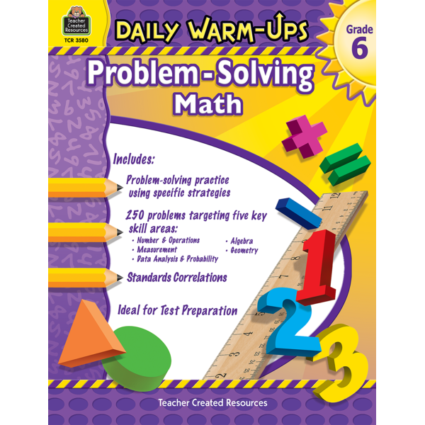Daily Warm-Ups: Problem Solving Math Grade 6 - TCR3580 | Teacher ...