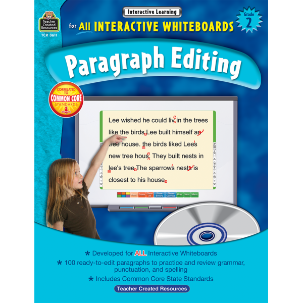 Interactive Learning: Paragraph Editing Grade 2 - TCR3611 | Teacher ...