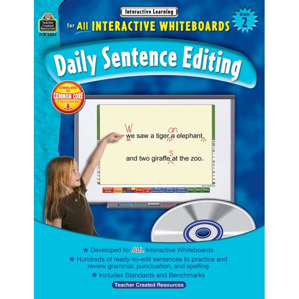 Interactive Learning: Daily Sentence Editing Grade 2 - TCR3884 ...