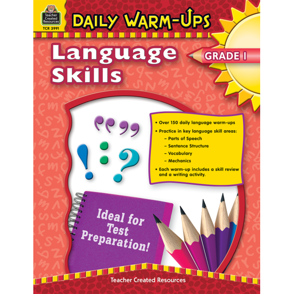 Daily Warm-Ups: Language Skills Grade 1 - TCR3991 | Teacher Created ...