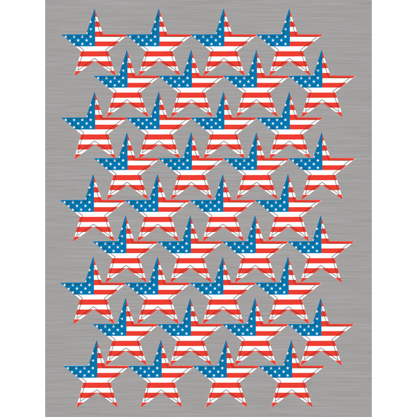 Large Flag Foil Stars Stickers - TCR4210 | Teacher Created Resources